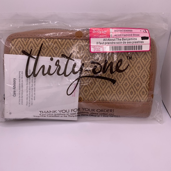 thirty-one | Bags | Thirtyone All About The Benjamins Wallet Nip | Poshmark
